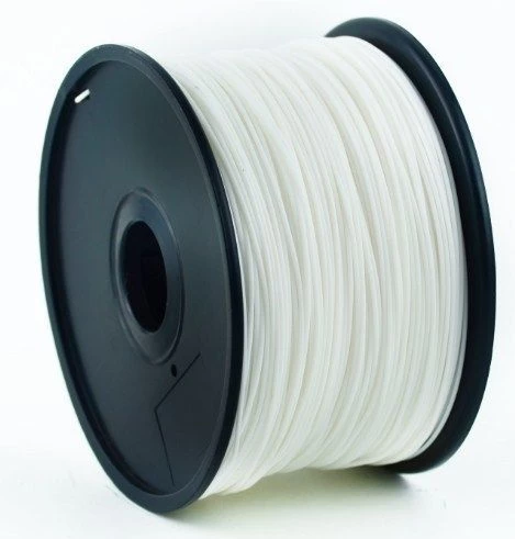 GEMBIRD Filament ABS za 3D štampač 1.75mm kotur 1KG beli (3DP-ABS1.75-01-W ABS)