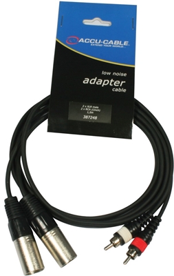 American Audio Accu-Cable AC-2XM-2R/1,5 Kabl
