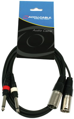 American Audio Accu-Cable AC-2J6M-2XM/3 Cable