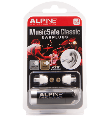 Alpine MusicSafe Classic earplugs - WHITE