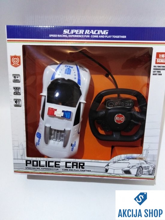 Police auto sa daljinskim volanom- Autic za decu