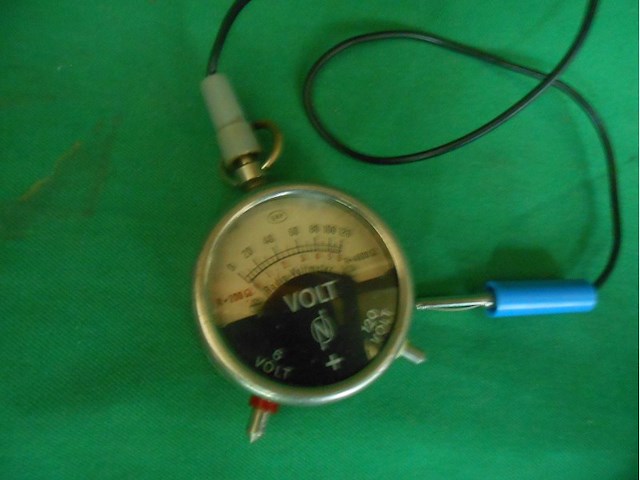 Radio-Voltmeter`DRP` 6/120 Volt,džepni voltmetar 1928