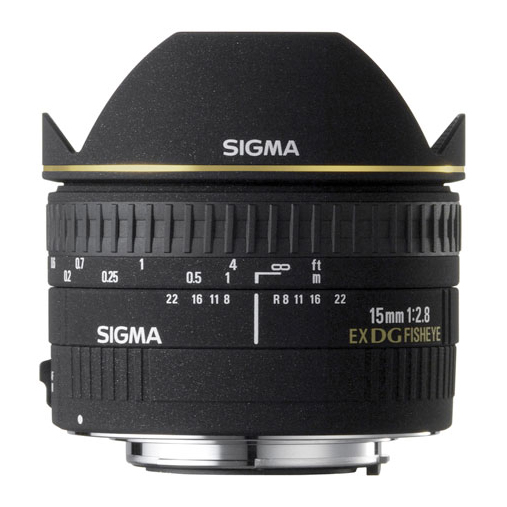 Sigma 15mm F2.8 EX DG Diagonal Fisheye za Nikon, GARANCIJA 5 GODINA (2+3)