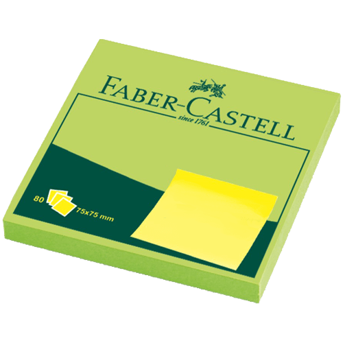 FABER-CASTELL Samolepljivi blokčići 565433 (Zeleni)
