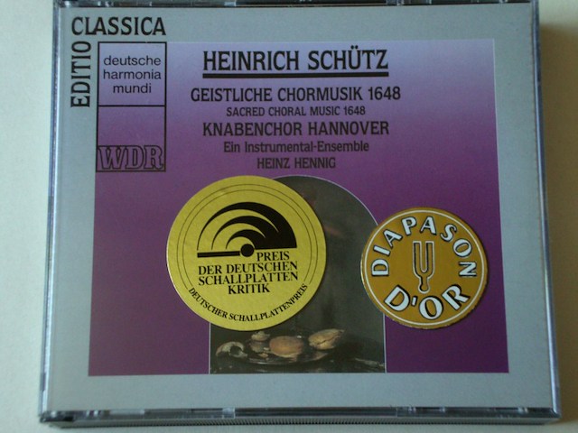 Heinrich Schütz - Sacred Choral Music 1648 (2xCD)