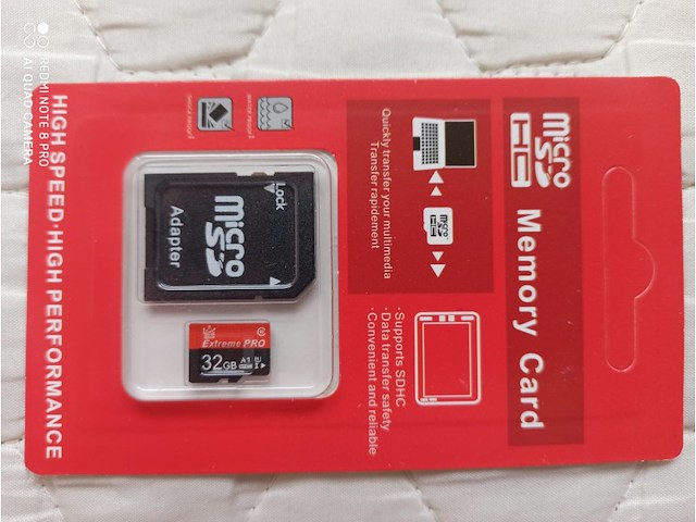 Memorijska sd kartica 32GB class 10 sa adapterom