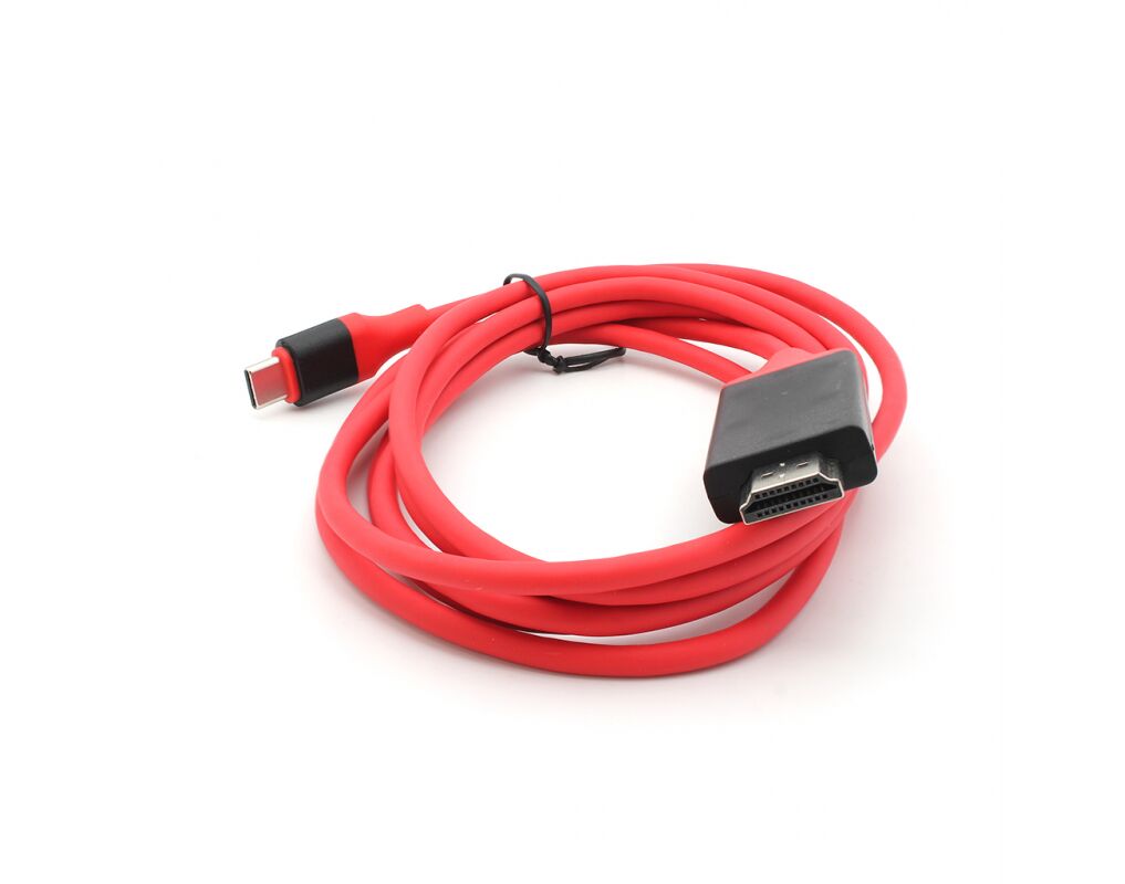 Kabl Type C M na HDMI M 2m JWD-V2 crveni
