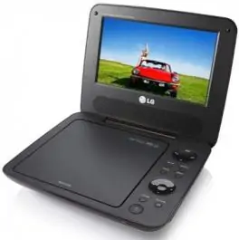 Portable DVD player DP650 7" Wide LCD Screen LG