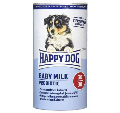 Happy Dog mleko i probiotik u prahu – komletan obrok za štence od prvog dana