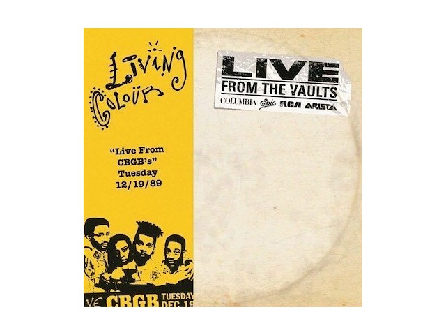 Living Colour - Live at CBGB`s 19/12/89 2LP