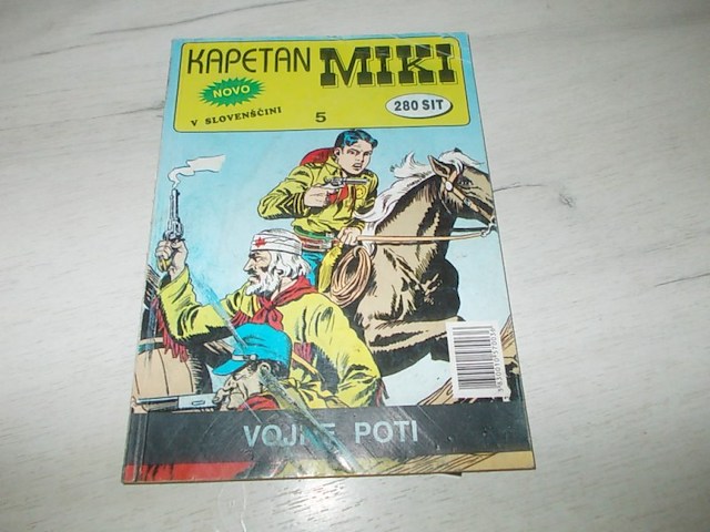 Kapetan Miki br.5 - Vojne poti(slovenačkji jezik)