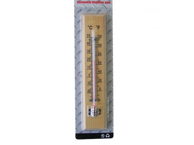 - Termometar (drveni)  - Dimenzija 50 x 240 mm     POGL