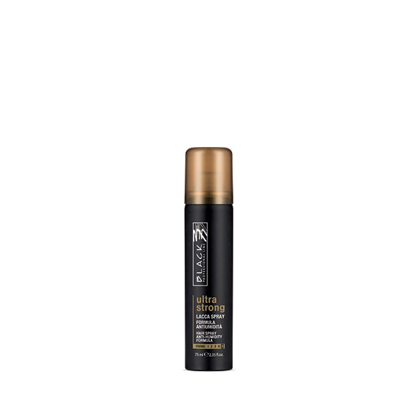 Black professional lak za kosu ultra strong 75 ml