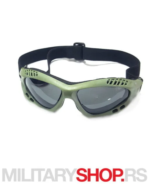 Zaštitne naočare za airsoft zelene