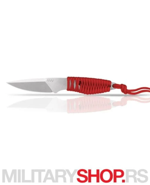Fiksni nož ANV P100 crveni parakord