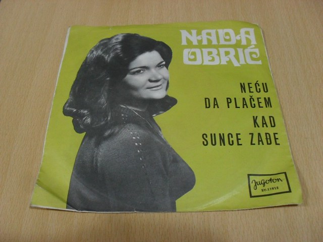 Nada Obrić - Neću Da Plačem