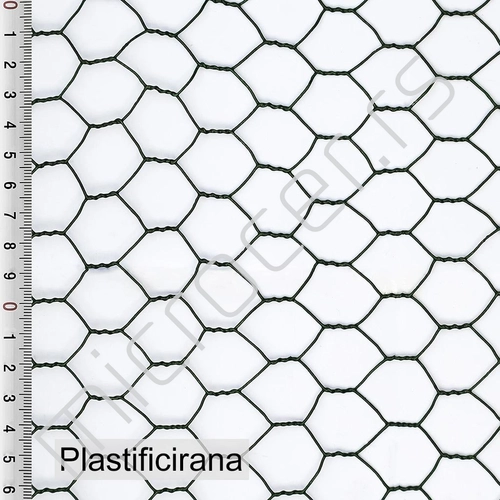Heksagonalno pletivo plastificiran 16mmx1mx25m