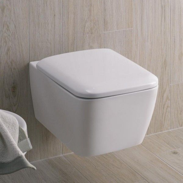 GEBERIT iCON Square RIM-FREE WC šolja konzolna + daska