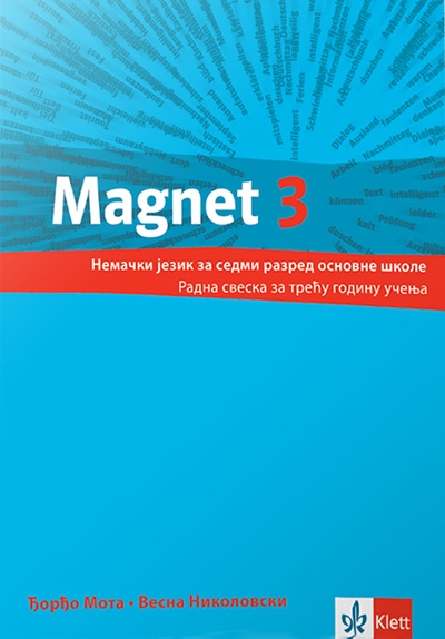 Magnet 3 radna sveska iz nemačkog za 7 razred Klett