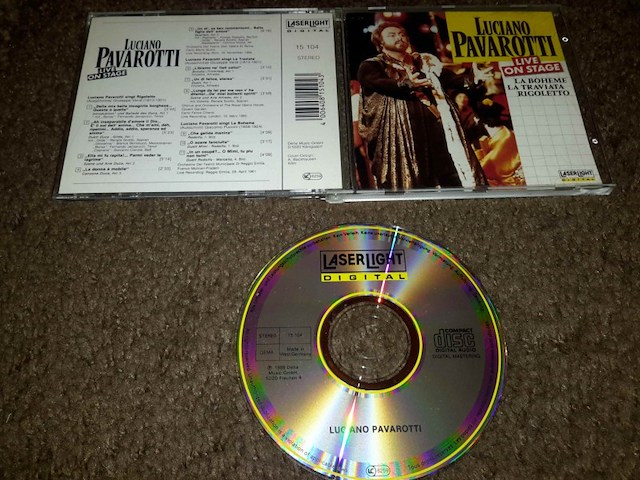 Luciano Pavarotti - Live on stage , ORIGINAL