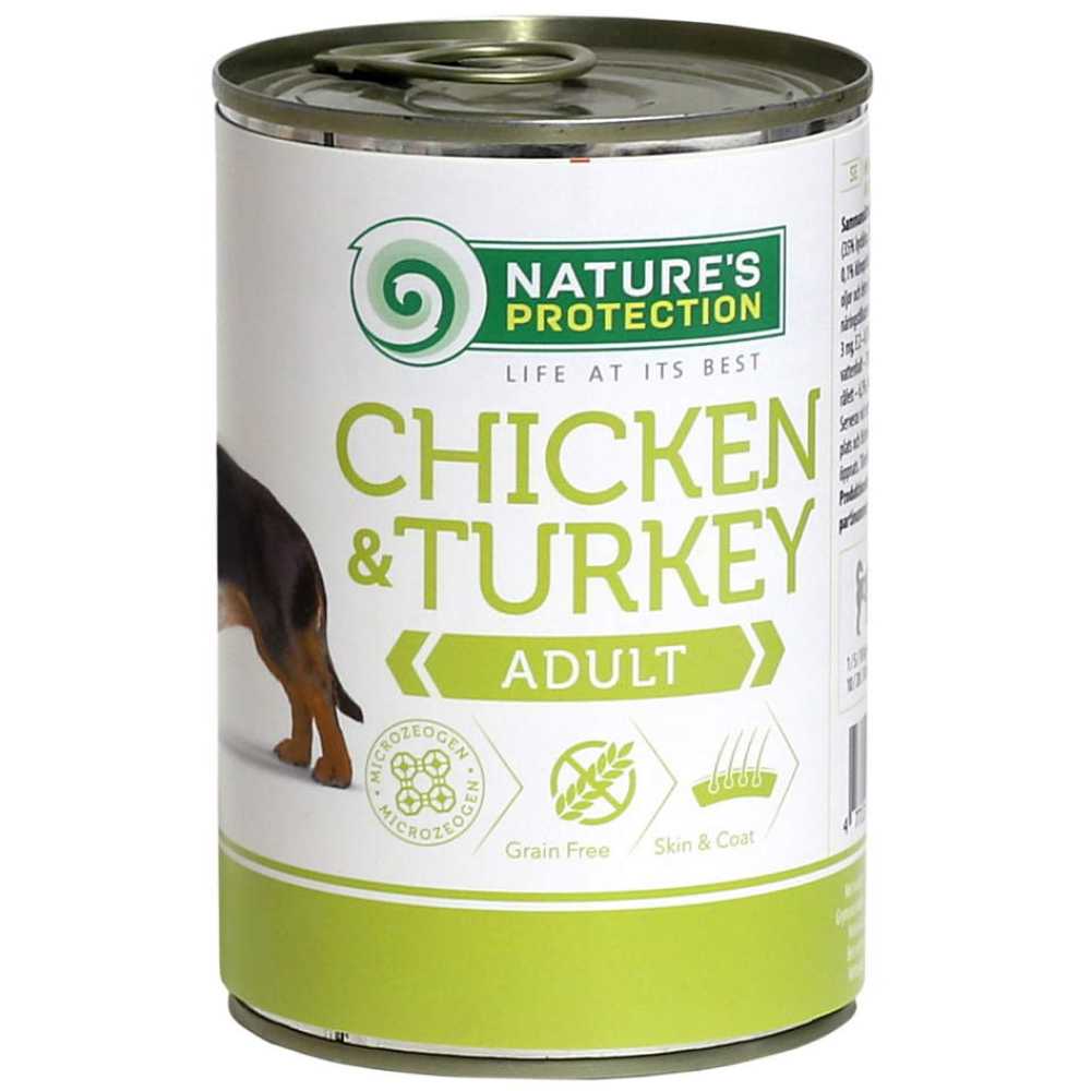 Nature's Protection konzerva za pse - piletina i ćuretina 400gr