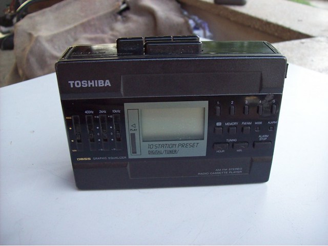TOSHIBA STEREO RADIO CASSETE PLAYER KT-4529