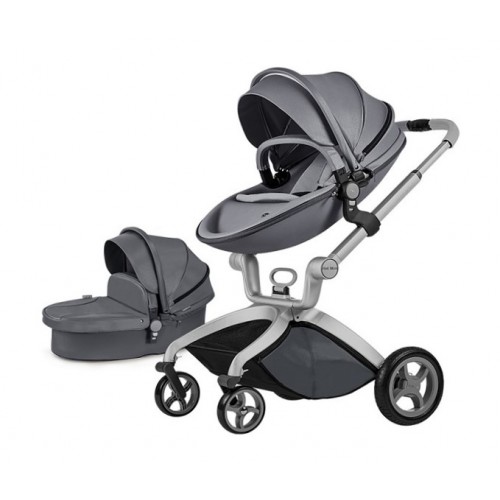 Hot Mom kolica dark grey 2u1 sportsko sediste+korpa