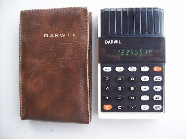 DARWIL retro digitron + kozna futrola