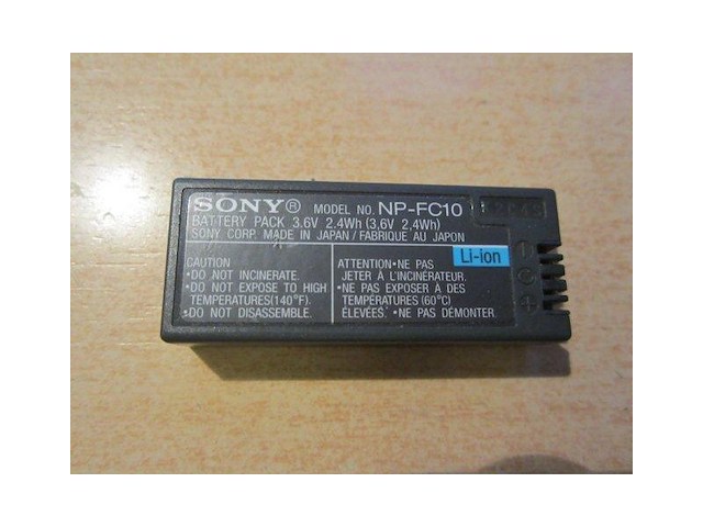 Sony baterija NP-FC10