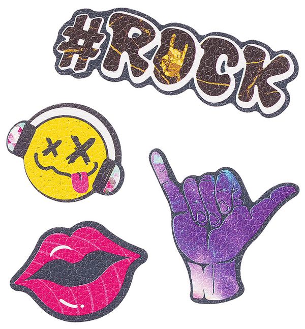 SCHOOL stiker Patch Me 408.203 Rock and Roll