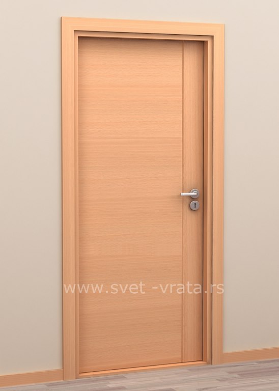 Sobna vrata sa vertikalnim presekom