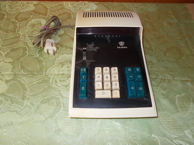 Cajavec - stari kalkulator - Made in Yugoslavia