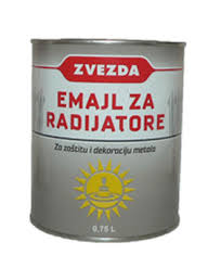 Zvezda Emajl za radijatore,750 ml Beli