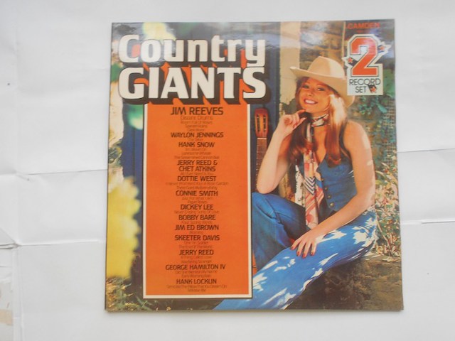 Country giants 2LP, Jim Reeves,W.Jennings, camden