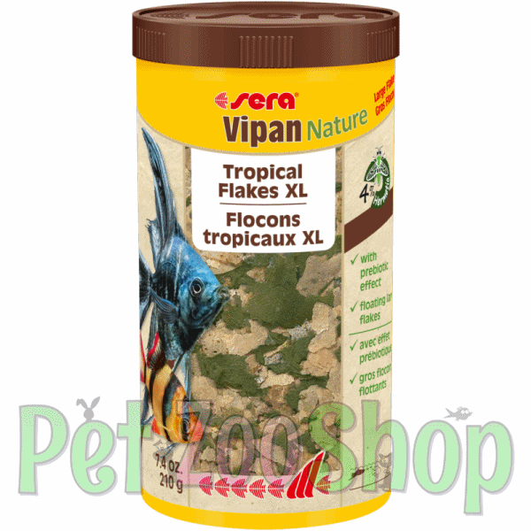SERA Hrana za ribice Vipan Nature large flakes