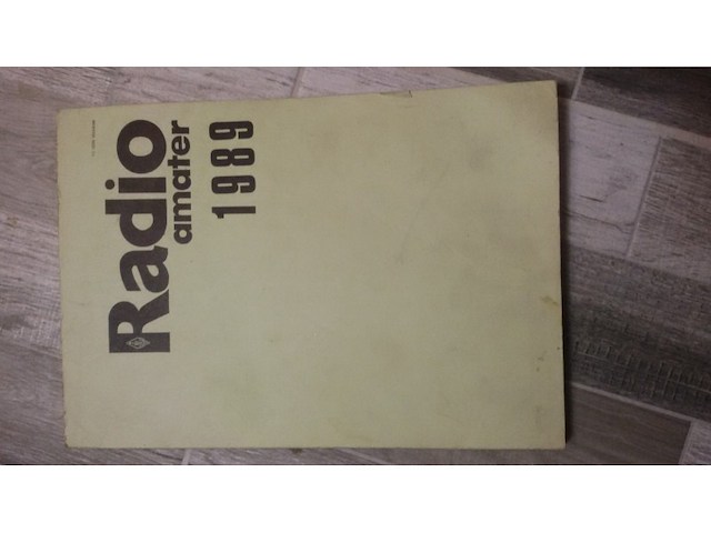 CASOPIS RADIO AMATER 1989 GODINA