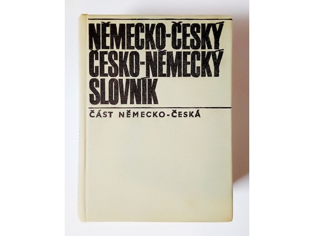 NEMECKO CESKY - CESKO NEMECKY SLOVNIK