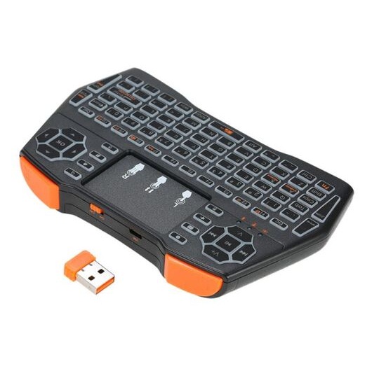 Gembird GMB-I8 plus 2.4GHz wireless gaming mini keyboard with backlight and touch, punjiva baterija BL-5C