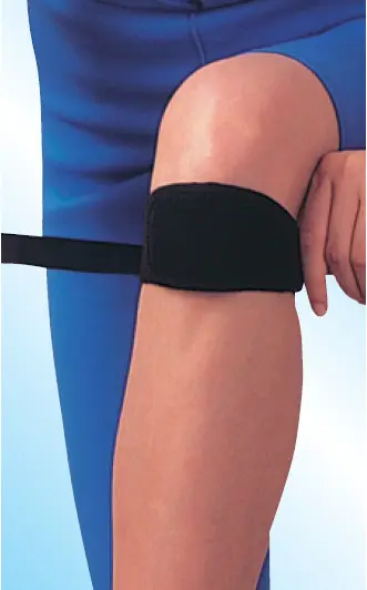 Traka za koleno sa silikonom