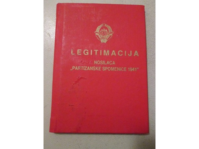 Legitimacija nosilaca Partizanske spomenice