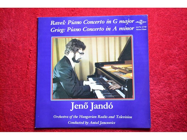 Jenő Jandó*, Ravel*, Grieg* ‎– Piano Concerto In G Majo