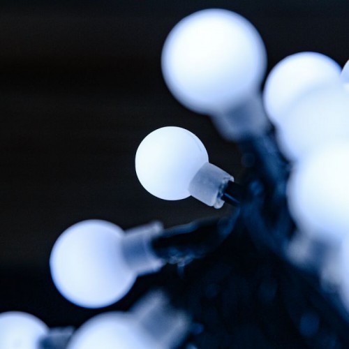 Novogodišnje lampice LED biserni niz 180 sijalica hladno bela