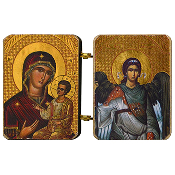 Mali diptih - Presveta Bogorodica i Sv. arh. Mihailo