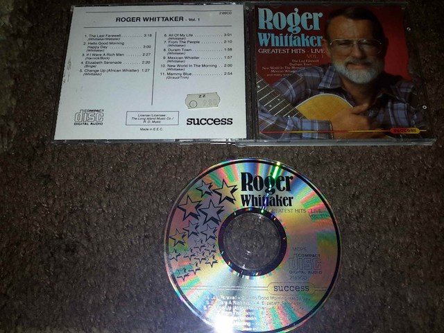 Roger Whittaker - Greatest hits, Live Vol.1 , ORIGINAL