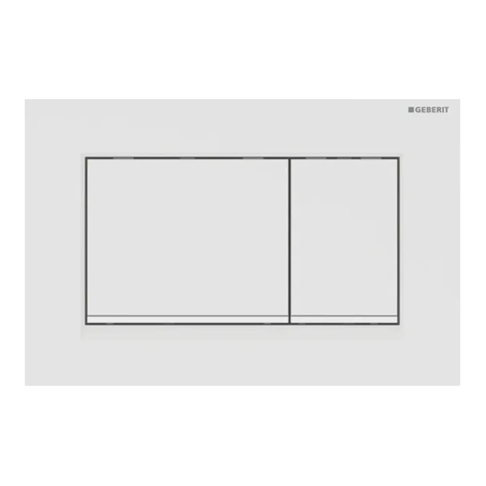 GEBERIT Taster Sigma30 Bela Mat-Bela-Bela Mat 115.883.01.1