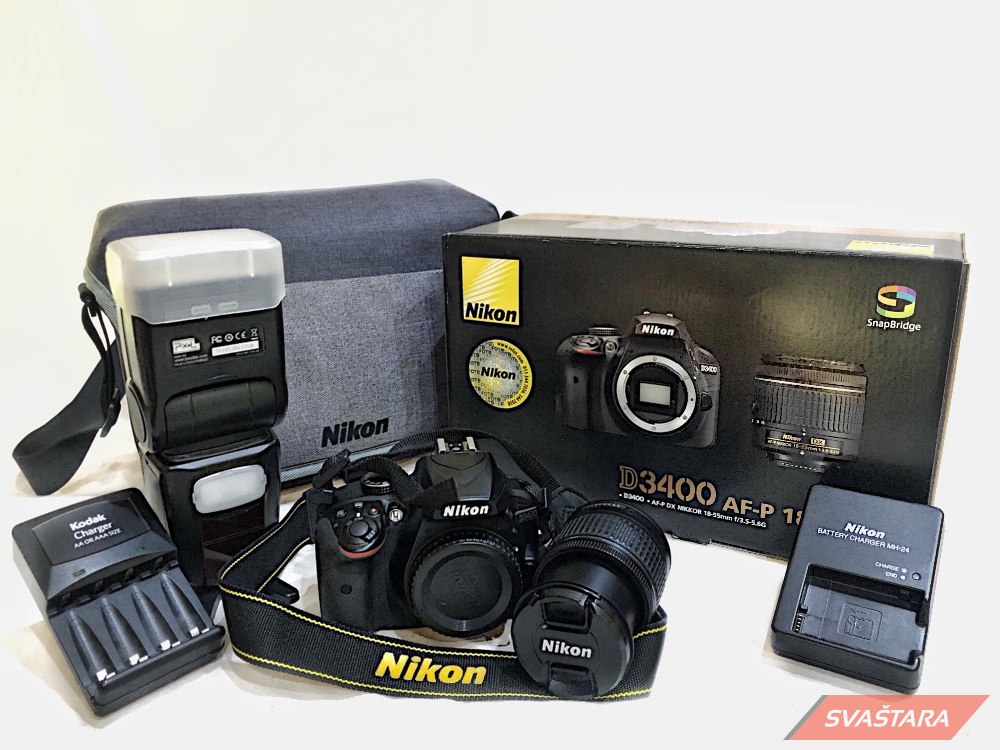 Nikon d3400 KOMPLET