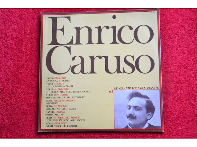 Enrico Caruso ‎– Enrico Caruso N. 2 / vinil: 5 mint