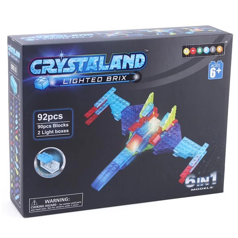 Crystal kocke Svemirski brod 6 u 1
Crystal kocke Svemirski brod 6 u 1