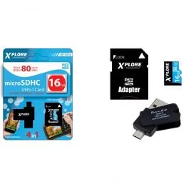Xplore memoriska kartica 32 GB sa adapterom i čitačem
Xplore memoriska kartica 32 GB sa adapterom i čitačem