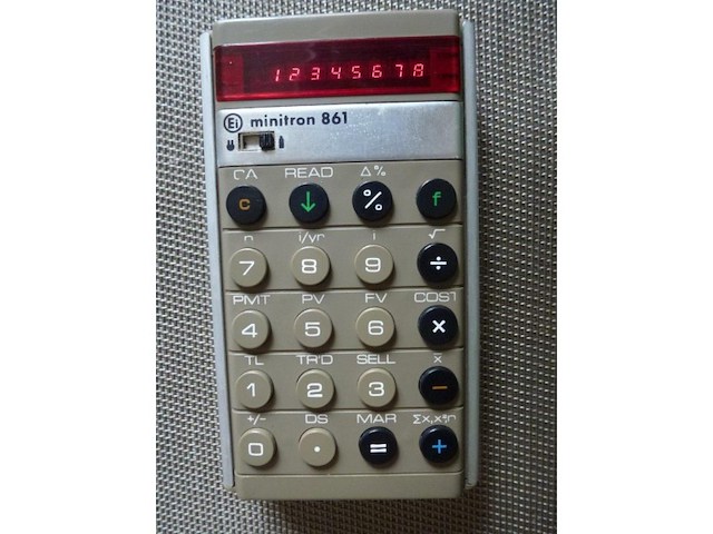 Ei Minitron 861 - stari digitron